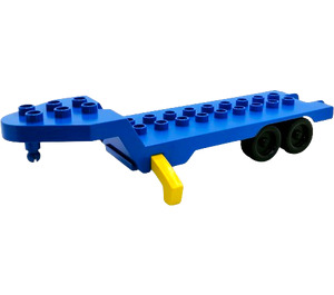Duplo Blue Vehicle Semitrailer 4 x 14 with Yellow Support and Black ...