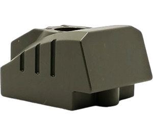 Duplo Dark Gray Code Brick with Honk Sound (45753 / 45765) | Brick Owl ...