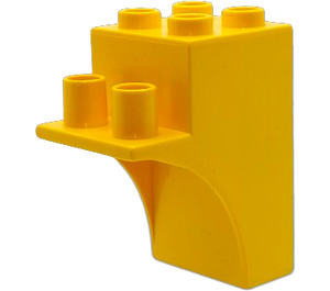 Duplo Yellow Brick demi-arch | Brick Owl