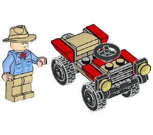 LEGO Alan Grant with Quad Set 122408 | Brick Owl - LEGO Marketplace