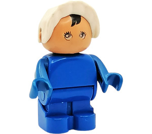 LEGO Baby with Blue Outfit and White Bonnet Duplo Figure | Brick Owl ...