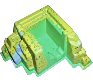 LEGO Baseplate 22 x 22 x 10 Mountain with Flowers and Stream (33289 ...