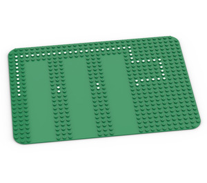 LEGO Baseplate 24 x 32 with Rounded Corners with 3 Driveways with ...