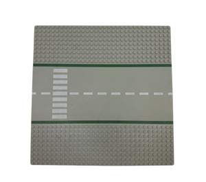 LEGO Baseplate 32 x 32 with Straight Road with Green Lines and ...