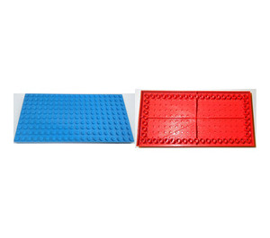 LEGO Baseplates, Red and Blue Set 842-1 | Brick Owl - LEGO Marketplace