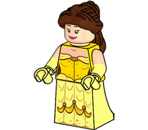 LEGO Belle with Dress with Gold Sparkles Minifigure | Brick Owl