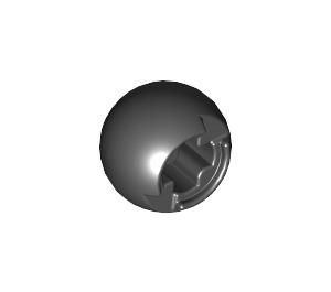 LEGO Black Ball with Through Axlehole (53585) | Brick Owl - LEGO ...