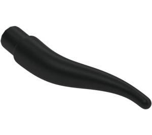 LEGO Black Cattle Horn (Long) (13564) | Brick Owl