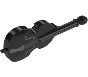 LEGO Black Cello with Silver Strings (80444 / 109625) | Brick Owl ...