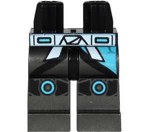 LEGO Black Digi Nya Legs (73200) | Brick Owl