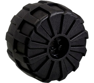 LEGO Black Hard Plastic Wheel Ø54 x 30 (2515) | Brick Owl - LEGO ...