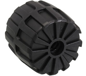 LEGO Black Hard Plastic Wheel Medium (2593) | Brick Owl