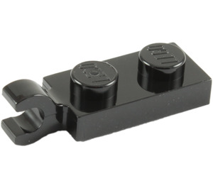 LEGO Black Plate 1 x 2 with Horizontal Clip on End (42923 / 63868 ...