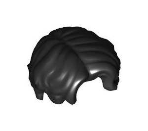 LEGO Black Short Hair with Parting (3277) | Brick Owl - LEGO Marketplace