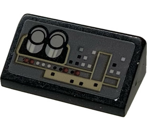 LEGO Black Slope 1 x 2 (31°) with Millennium Falcon Computer Control ...