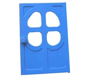 LEGO Blue Door 2 x 6 x 7 with Four Panes (4072) | Brick Owl