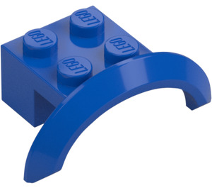 LEGO Blue Mudguard Brick 2.5 x 4 x 1 with Wheel Arch (28579 / 98282 ...