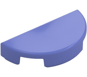 LEGO Blue Violet Tile 1 x 2 Half Circle (1748) | Brick Owl