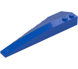 LEGO Blue Wedge 10 x 3 x 1 Double Rounded Right (50956 / 118557 ...