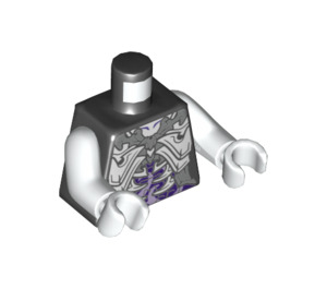 LEGO Bone Demon Minifig Torso (White Arms) (973 / 76382) | Brick Owl ...