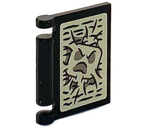 LEGO Book Cover with Screaming Face on Bookpage Sticker (24093) | Brick ...