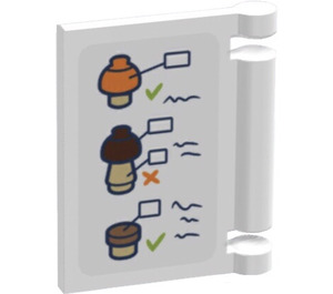 LEGO Book Cover with Toadstool Guide Sticker (24093) | Brick Owl - LEGO ...