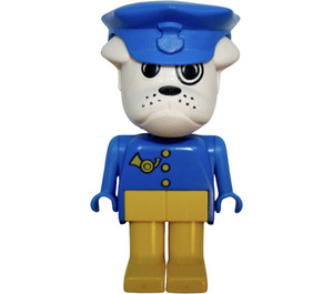 LEGO Boris Bulldog with Postman Uniform Fabuland Figure | Brick Owl