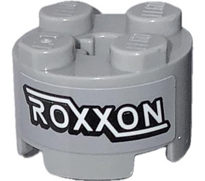 LEGO Brick 2 x 2 Round with ‘ROXXON’ Logo Sticker (3941) | Brick Owl ...