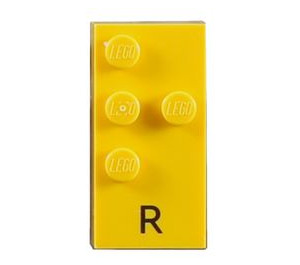 LEGO Brick 2 x 4 Braille with "R" (69408) | Brick Owl - LEGO Marketplace