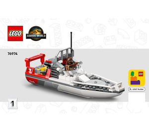 LEGO Brick-Built Mosasaurus Boat Mission Set 76974 Instructions | Brick ...