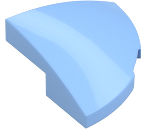 LEGO Bright Light Blue Slope 2 x 2 x 0.7 Curved Round Quarter (5852 ...