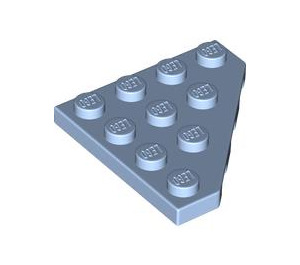 LEGO Bright Light Blue Wedge Plate 4 x 4 Corner (30503) | Brick Owl