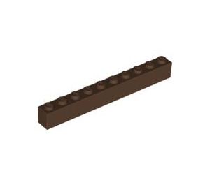 LEGO Brown Brick 1 x 10 (6111) | Brick Owl - LEGO Marketplace