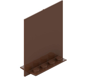 LEGO Brown Door 2 x 5 x 5 Revolving without Reinforced Base (30102 / ...