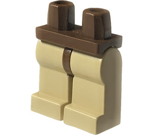 LEGO Brown Minifigure Hips with Tan Legs (3815 / 73200) | Brick Owl