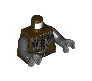 LEGO Cad Bane with Pearl Dark Gray Head Minifig Torso (973 / 76382 ...