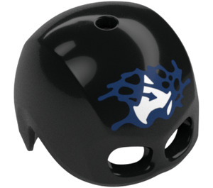 LEGO Captain America Helmet with White "A" and Symbiote Tendrils (49556 ...