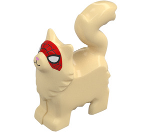 LEGO Cat with Furry Chest and Spider-Man Mask | Brick Owl
