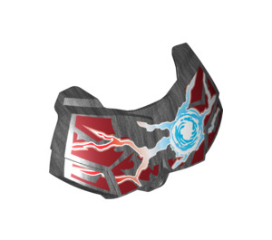 LEGO Chest Armor with Wolf Chi and Dark Red (13945 / 98603) | Brick Owl