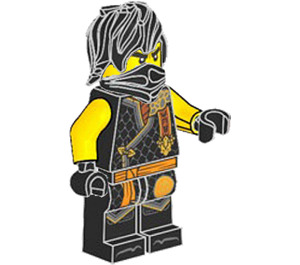 LEGO Cole - Dragons Rising with Tournament Armor and Black Face Mask ...