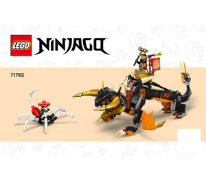 LEGO Cole's Earth Dragon EVO Set 71782 Instructions | Brick Owl