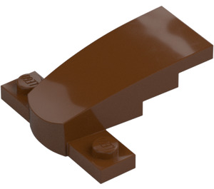 LEGO Curved Front End and Base 4 x 4 x 1.3 (93589) | Brick Owl - LEGO ...