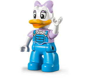 LEGO Daisy Duck with Lavender Bow and Dark Azure Overalls Duplo Figure ...
