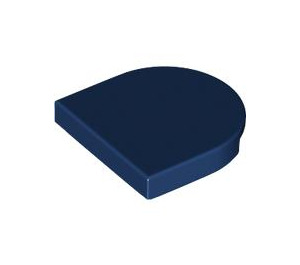 LEGO Dark Blue Tile 2 x 2 Half Oval (5520) | Brick Owl