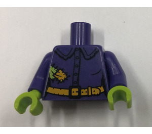 LEGO Dark Purple Minifig Torso (973) | Brick Owl - LEGO Marketplace