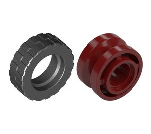 LEGO Dark Red Wheel 42610 / 42611 | Brick Owl - LEGO Marketplace