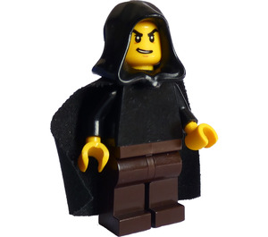 LEGO Dark Wizard with Black Hood and Cloth Cape Minifigure | Brick Owl ...