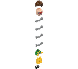 LEGO Doc Ock (Olivia Octavius) with Green Top and Gray Arms Minifigure ...