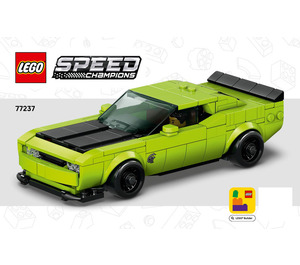 LEGO Dodge Challenger SRT Hellcat Set 77237 Instructions | Brick Owl ...