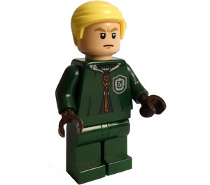 LEGO Draco Malfoy with Dark Green Slytherin Quidditch Uniform ...